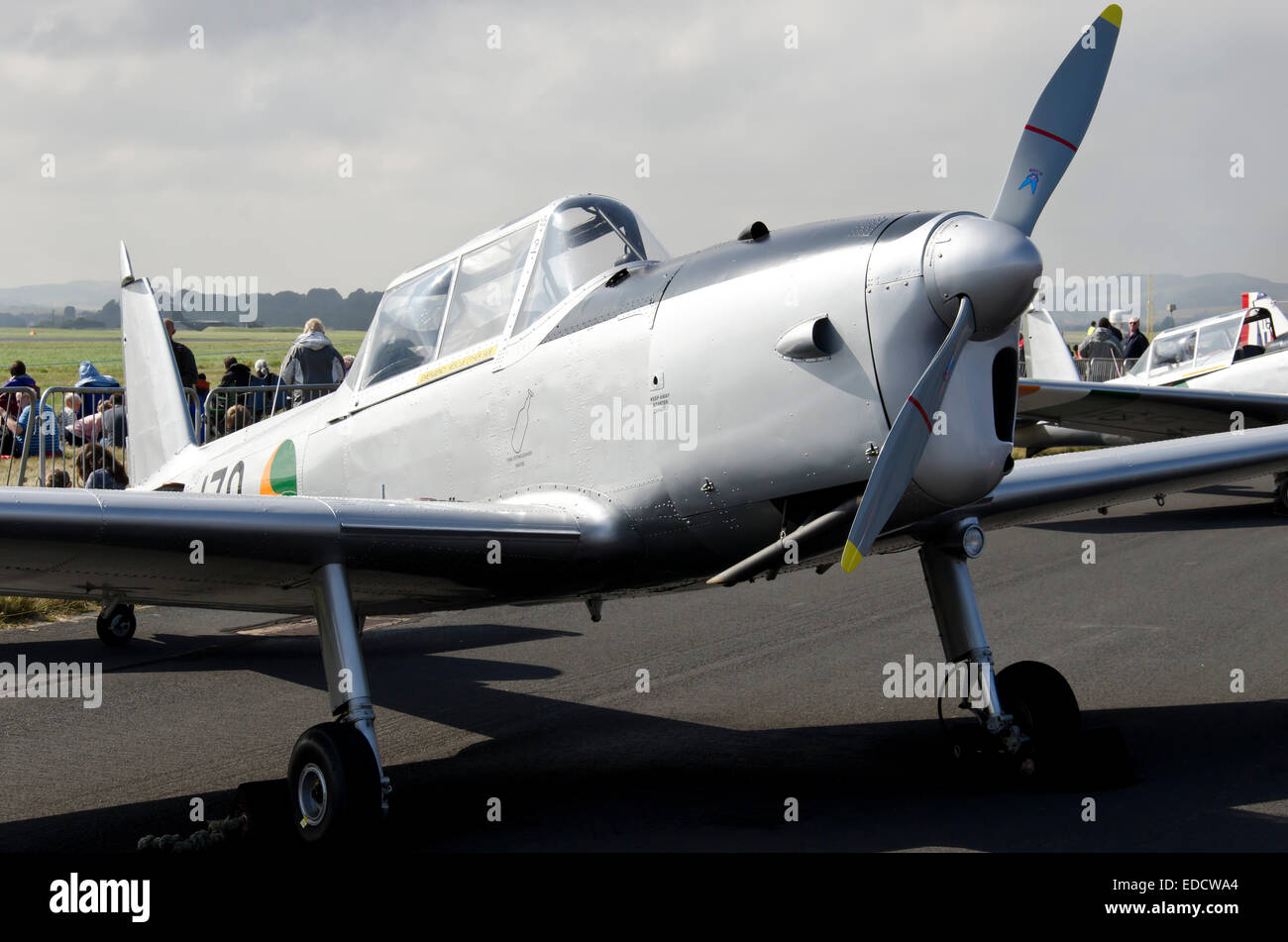 De Havilland Chipmunk T22 light aircraft on static display at Leuchars ...
