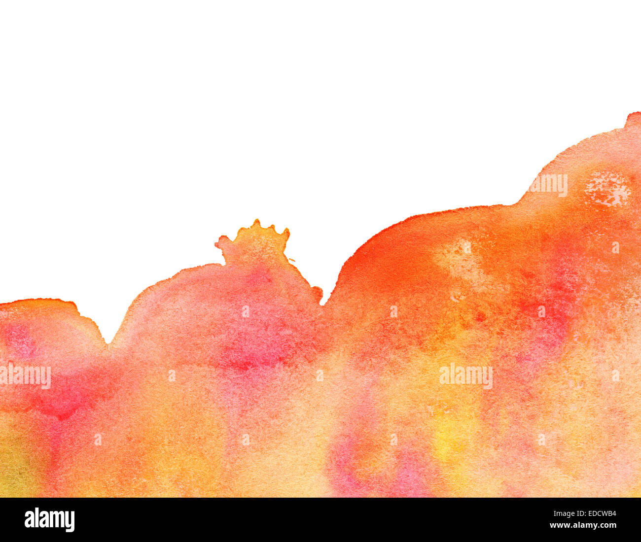 Colorful watercolor splash spot. Brush strokes Stock Photo - Alamy