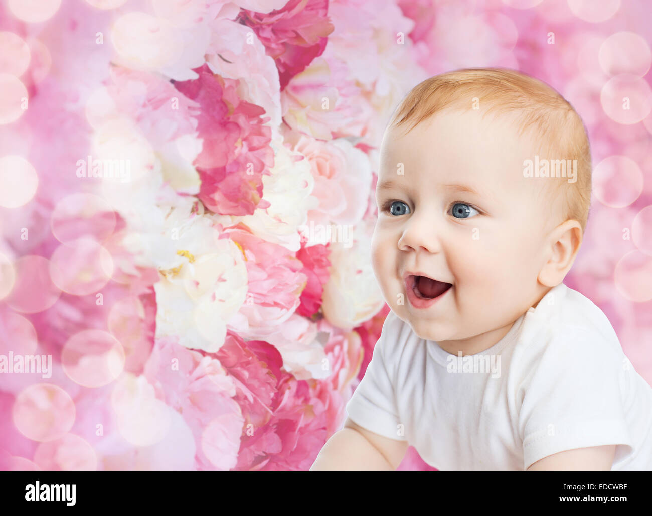 smiling little baby Stock Photo - Alamy