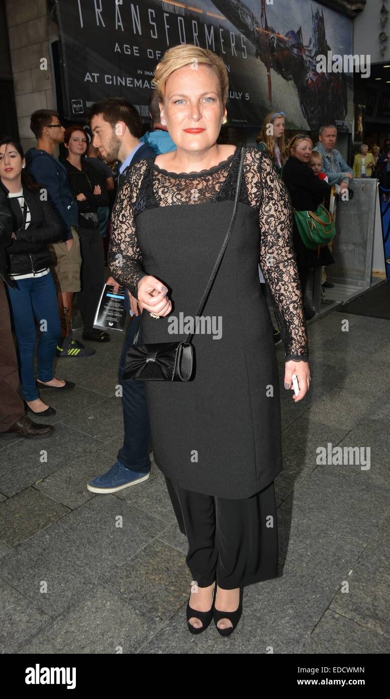 Guests attend the Irish Premiere of Transformers: Age of Extinction at ...