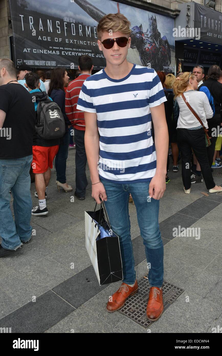 Guests attend the Irish Premiere of Transformers: Age of Extinction at ...