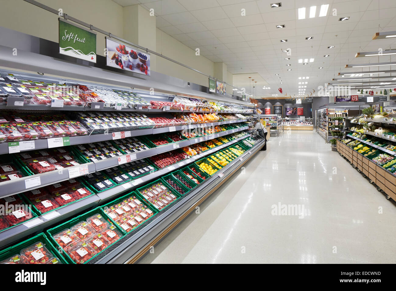 Up market supermarket retailer Waitrose Chester superstore in Stock ...