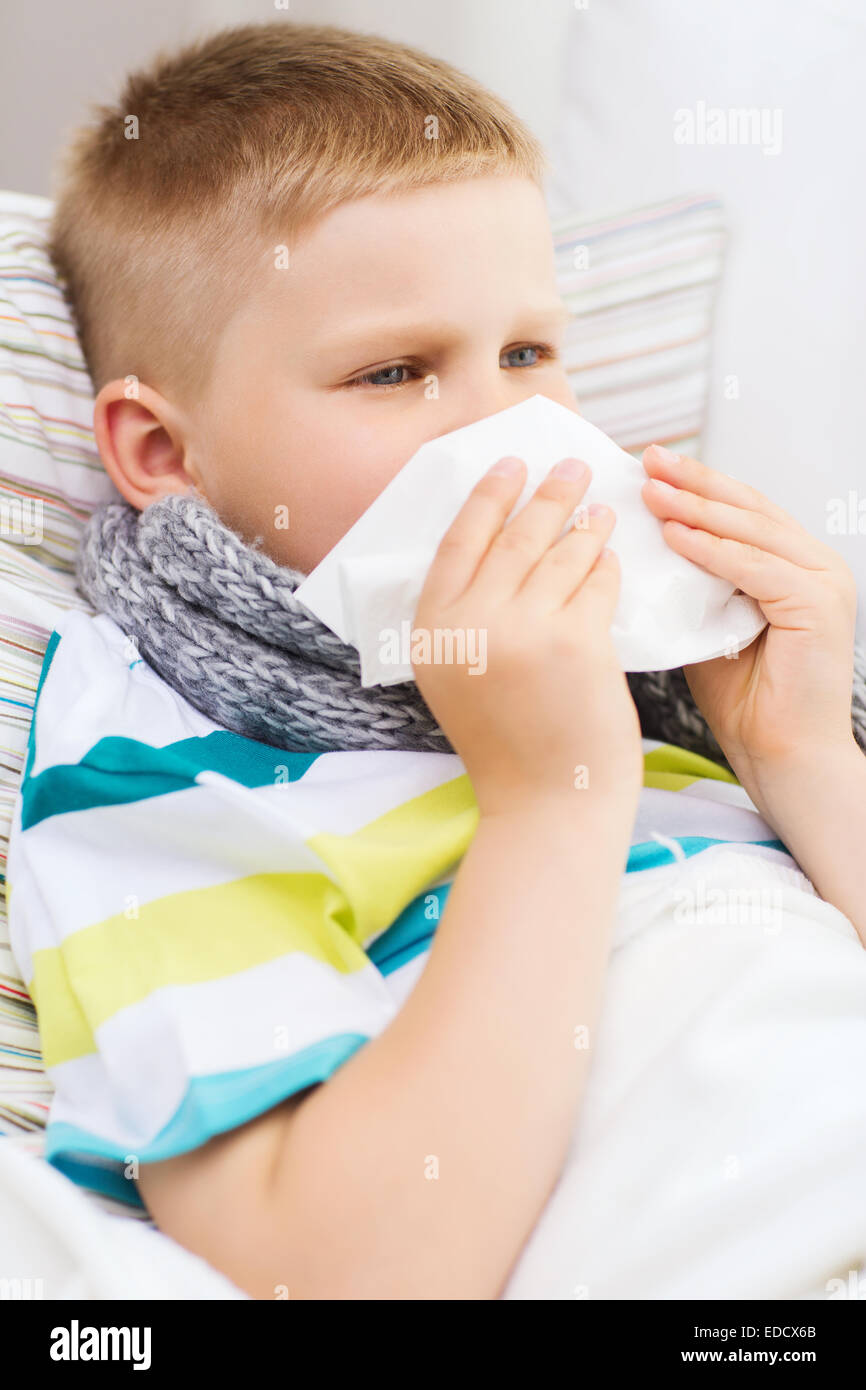 Pre teen boy unwell hi-res stock photography and images - Alamy