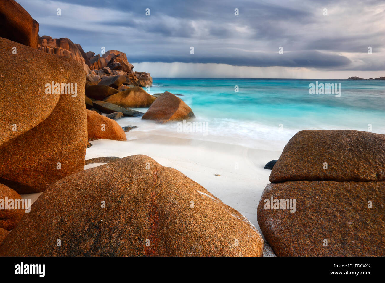 Tropical storm beach hi-res stock photography and images - Alamy