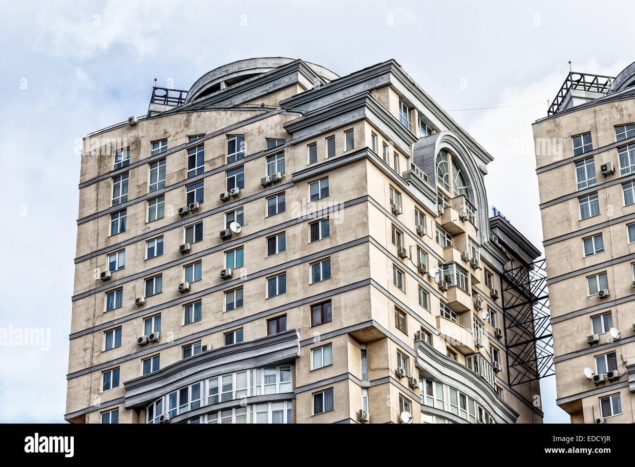 Top of a residential building in Kiev the capitol of Ukraine Stock ...