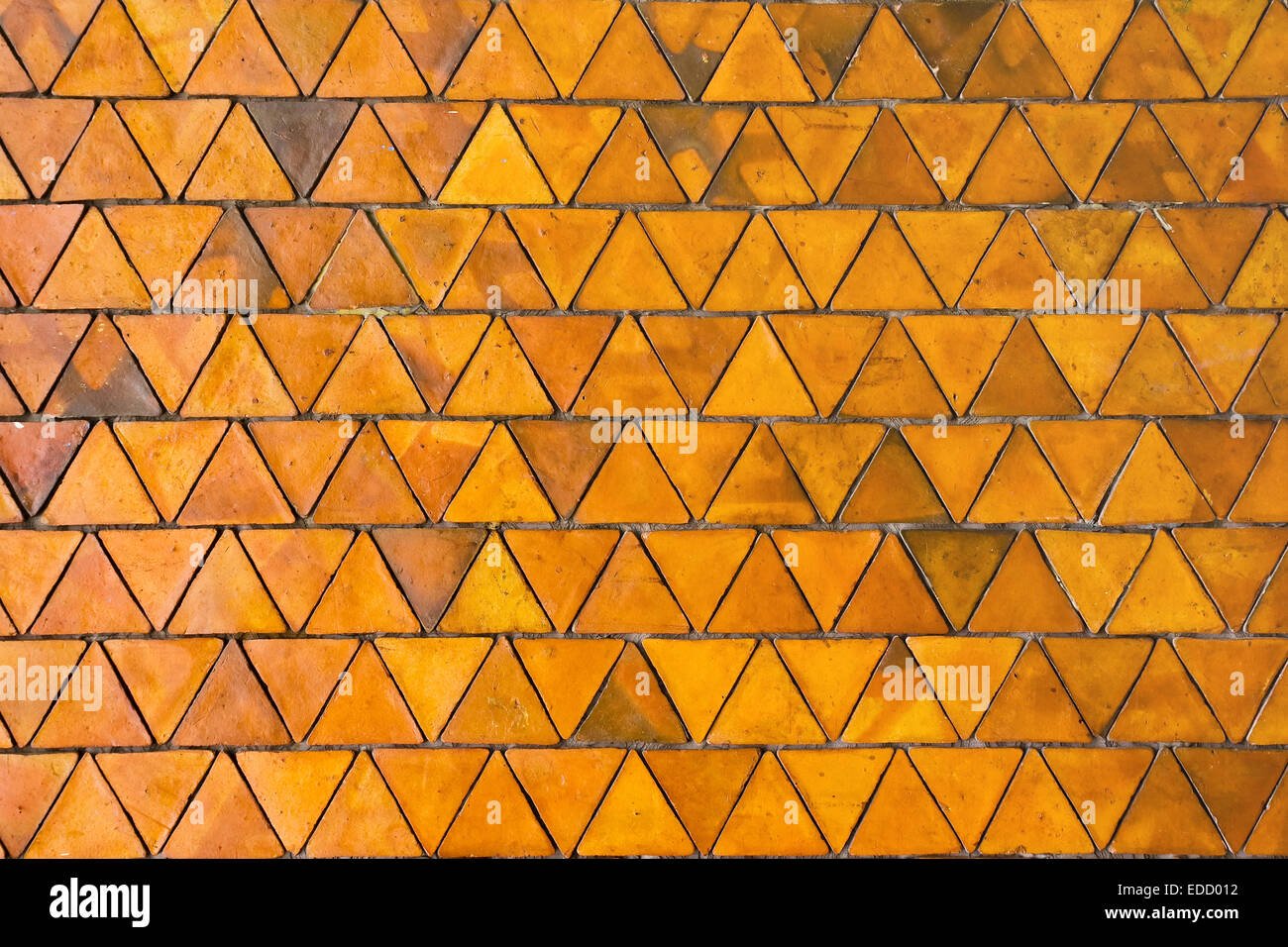 Pattern of Triangle Red Stone pavement, background Stock Photo - Alamy