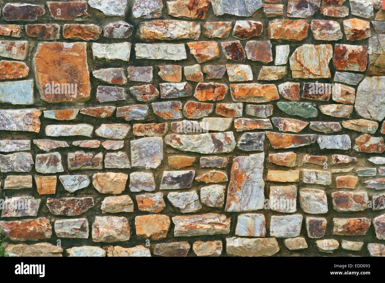 Pattern of Stone Wall Stock Photo - Alamy
