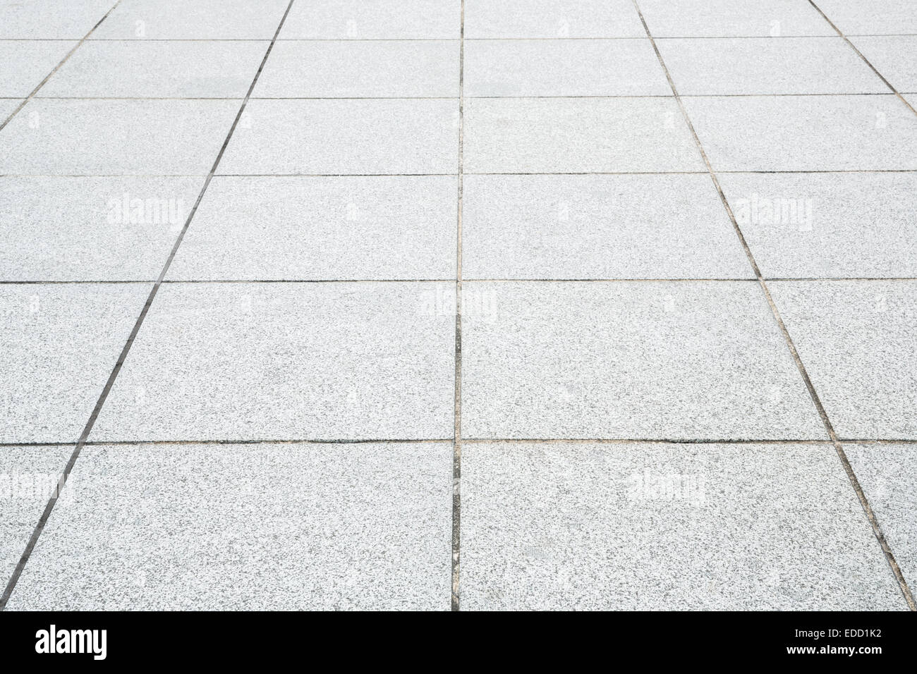 Perspective of concrete brick pavement road Stock Photo - Alamy