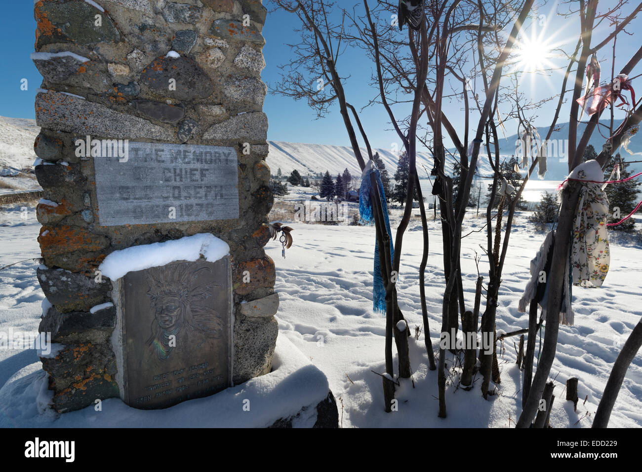 Old Chief Joseph gravesite, Nez Perce National Historic Park, Wallowa ...