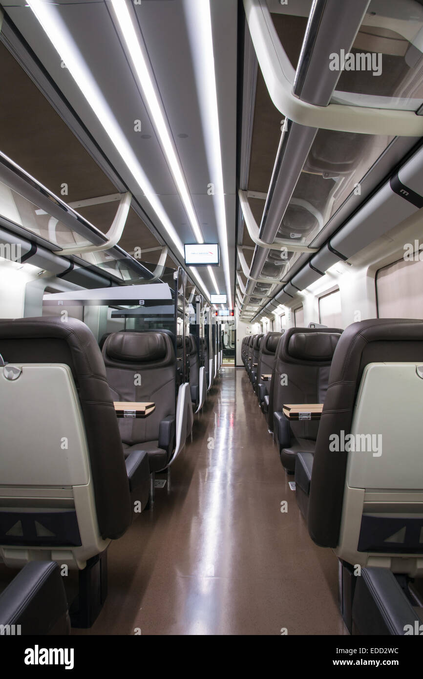 business class rail wagon Stock Photo - Alamy