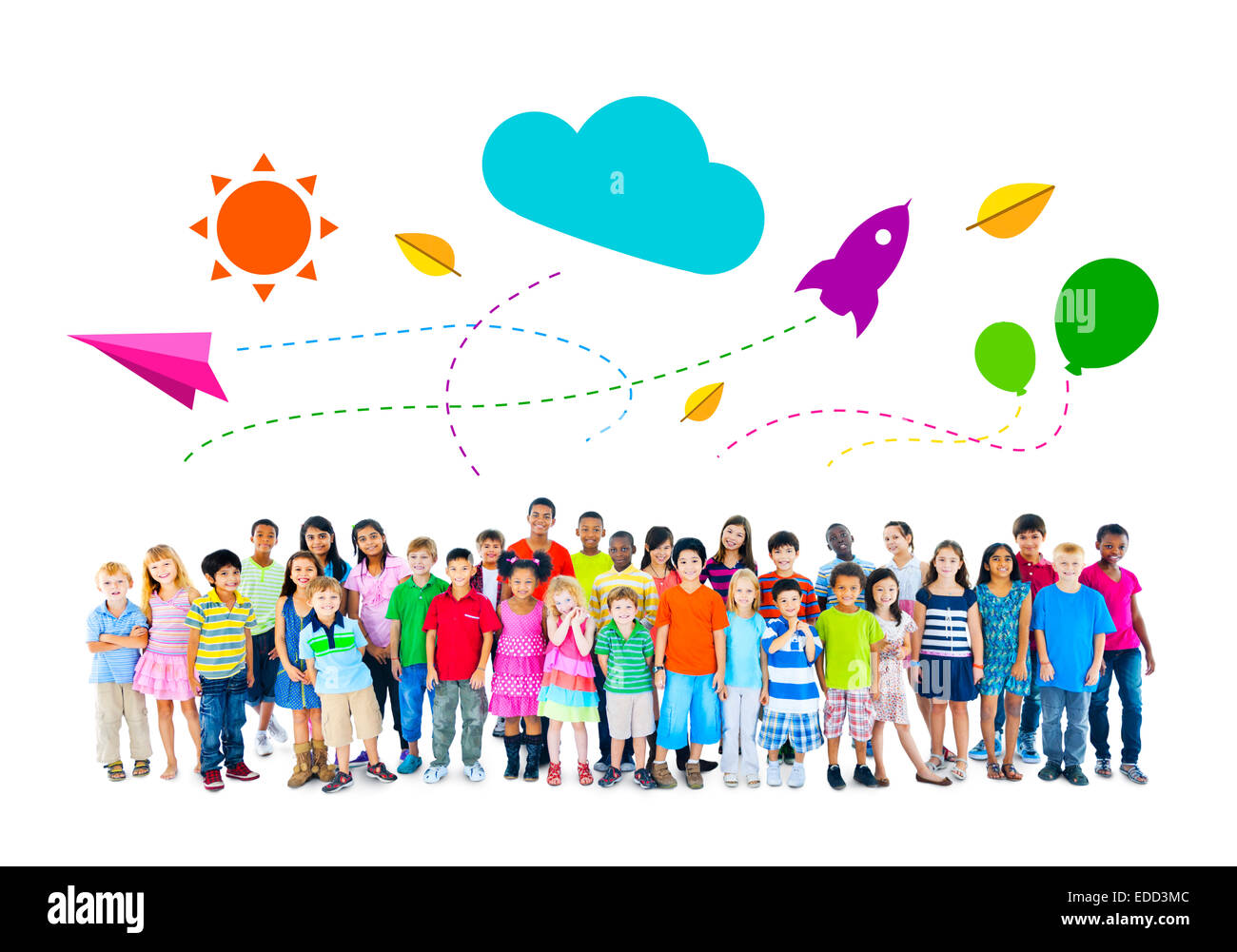 Group of Multiethnic Cheerful Children Childhood Activities Stock Photo ... Group of Multiethnic Cheerful Children Childhood Activities Stock Photo ...