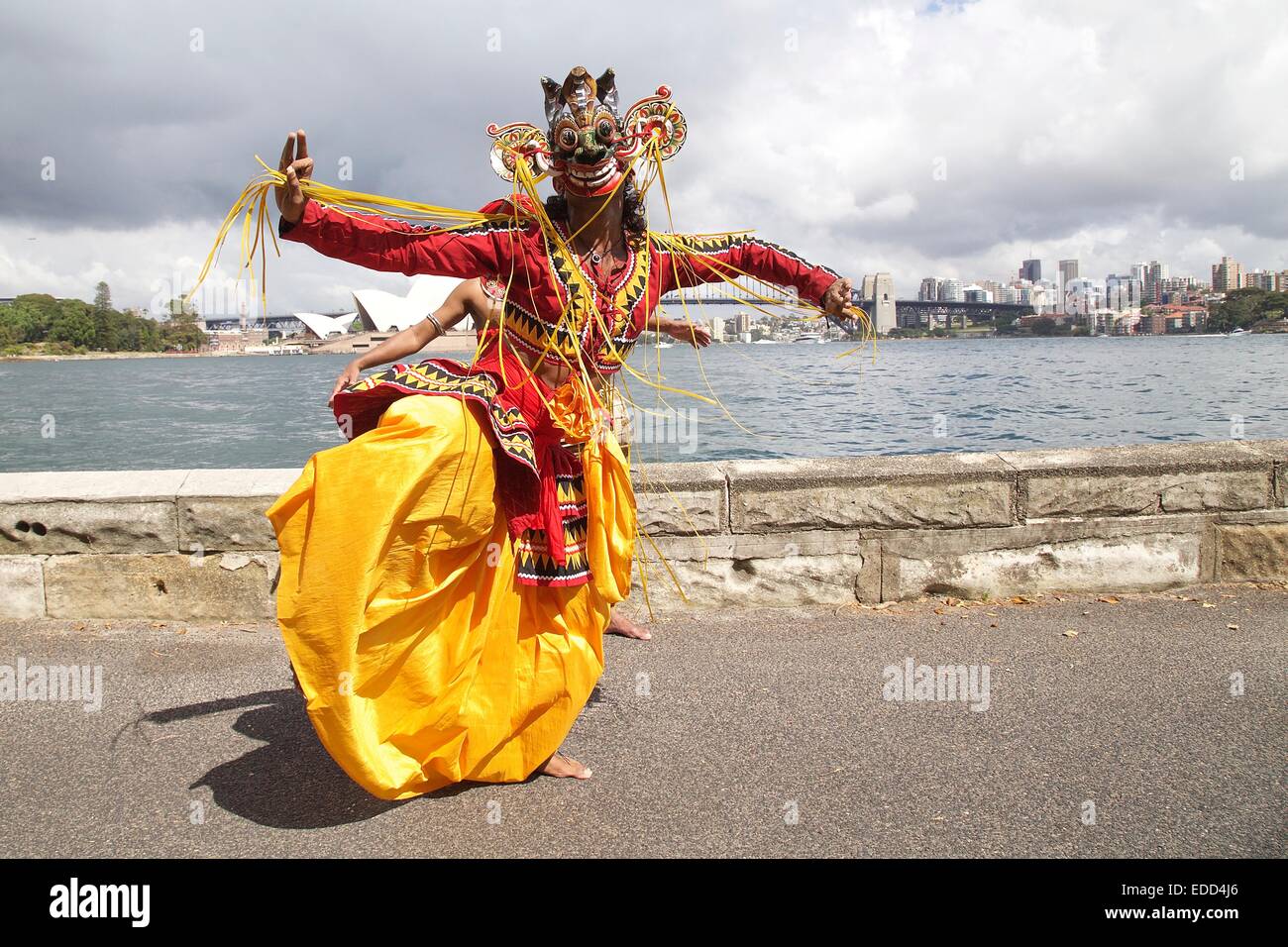 Chitrasena Dance Company near Mrs Macquaries Chair with the Sydney ...