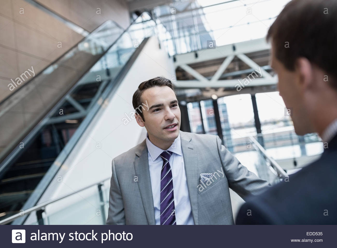 Two businessmen talking hi-res stock photography and images - Alamy