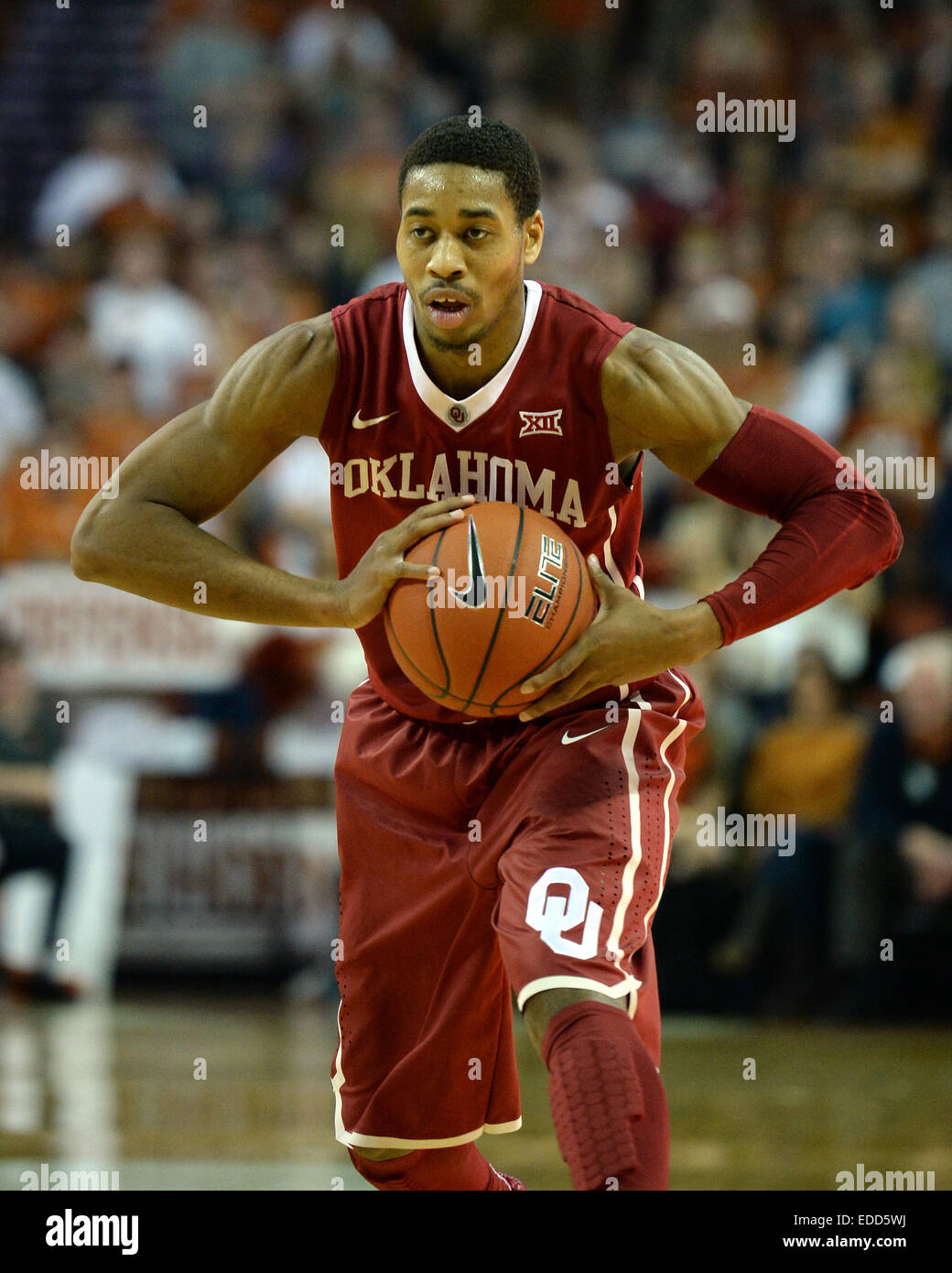 Austin, Texas, USA, 5th Jan, 2015. Isaiah Cousins #11 of the Oklahoma ...