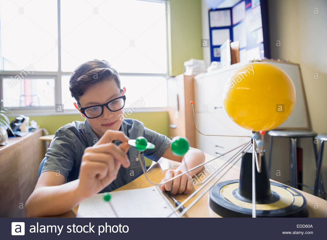 Solar system model student school hi-res stock photography and images ...