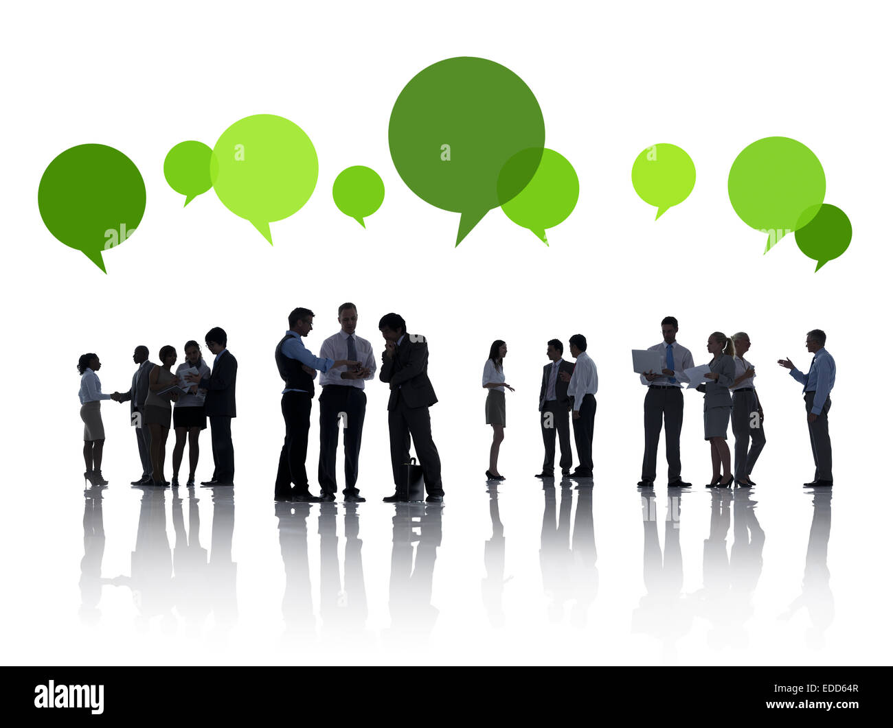 Business people making presentation Cut Out Stock Images & Pictures - Alamy