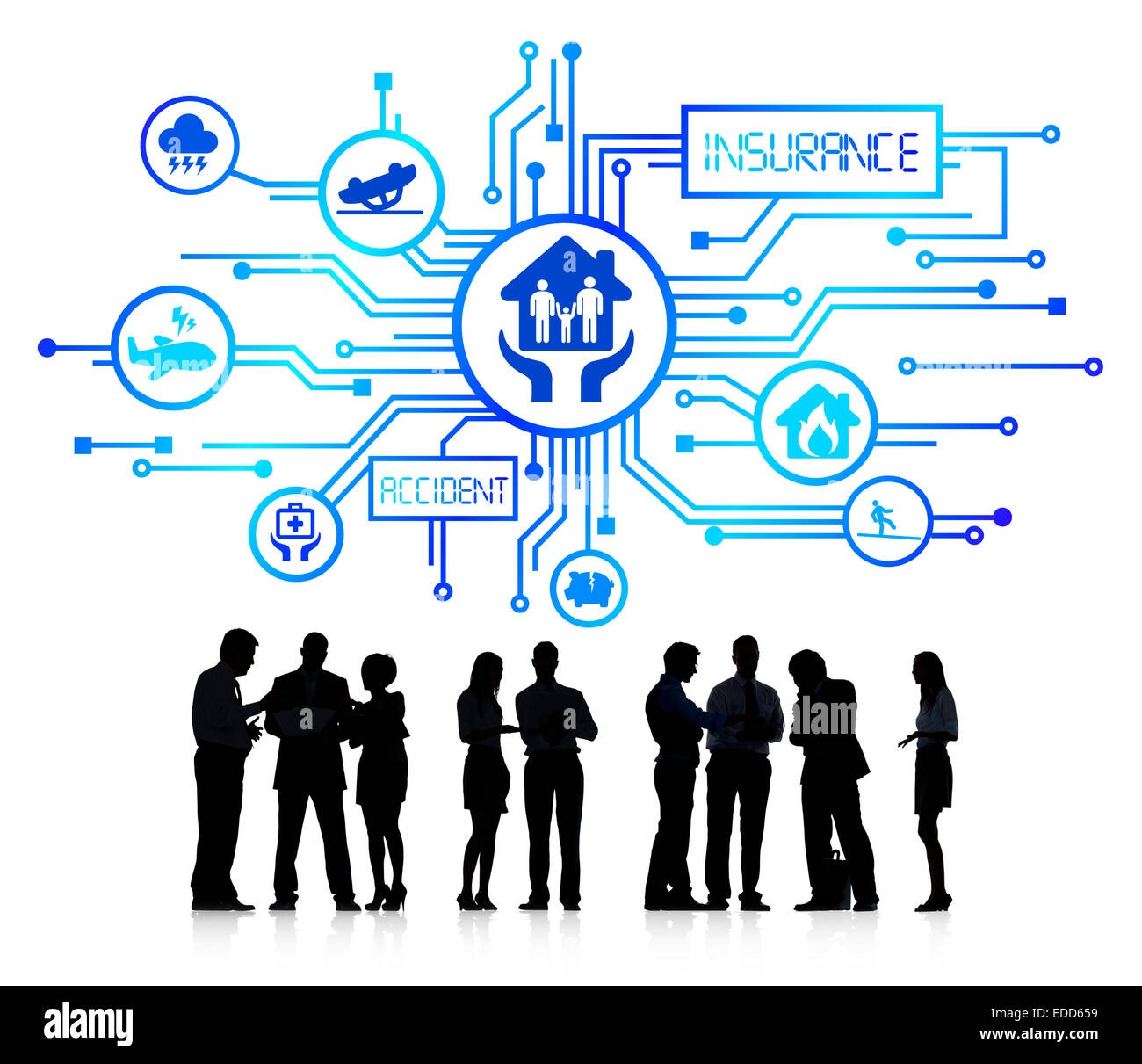 Property business meeting Cut Out Stock Images & Pictures - Alamy