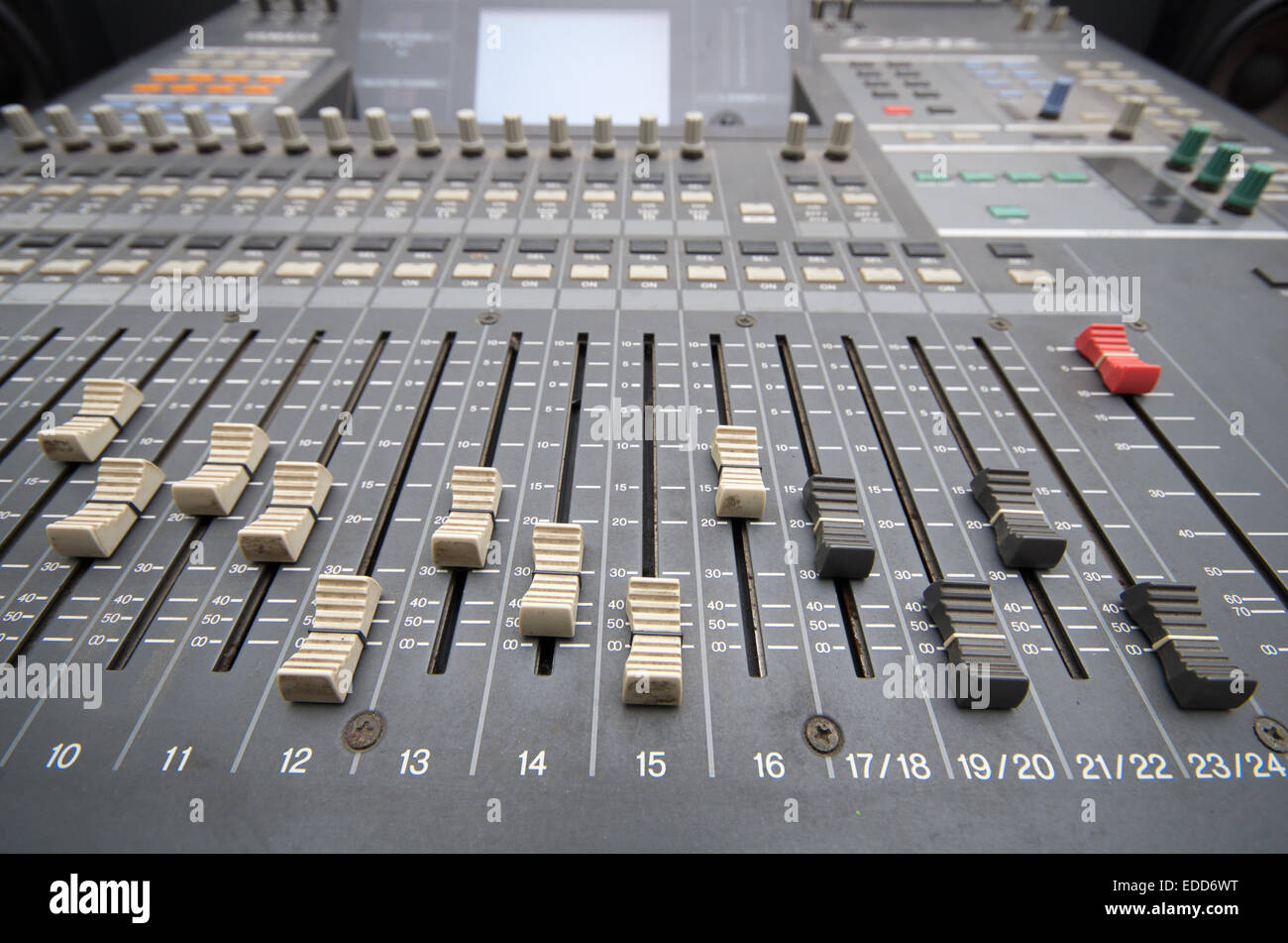 Professional studio mixing console Stock Photo - Alamy