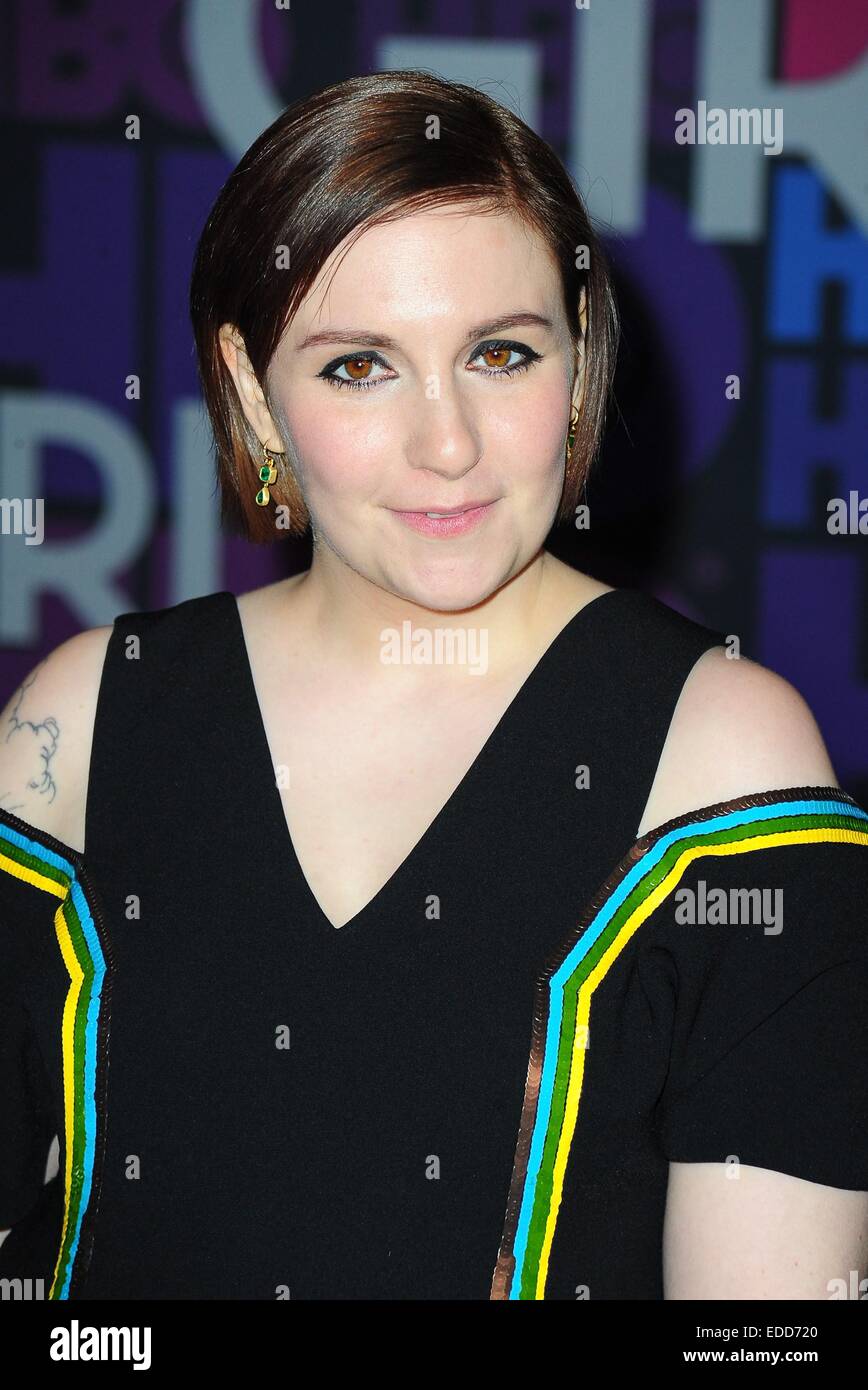New York, NY, USA. 5th Jan, 2015. Lena Dunham at arrivals for GIRLS ...