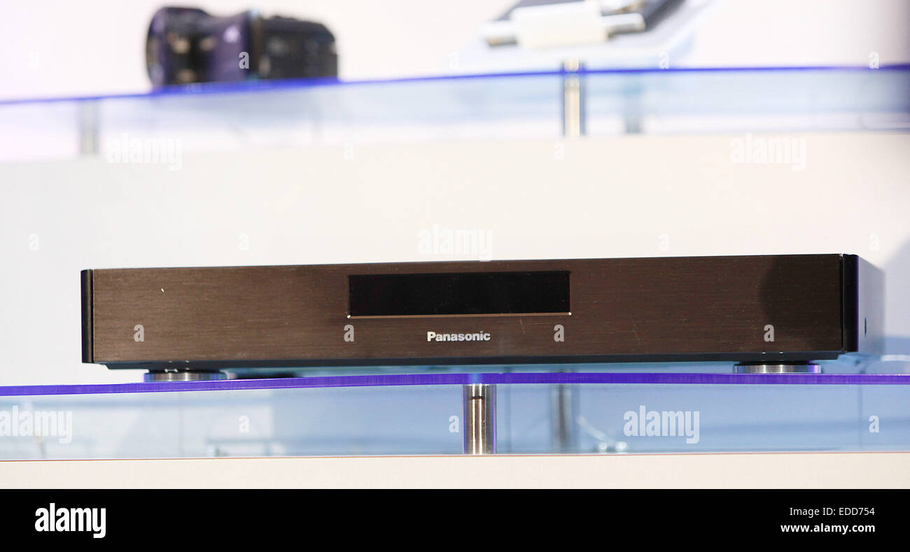 Las Vegas, Nevada, USA. 5th Jan, 2015. Panasonic blue ray disc player ...