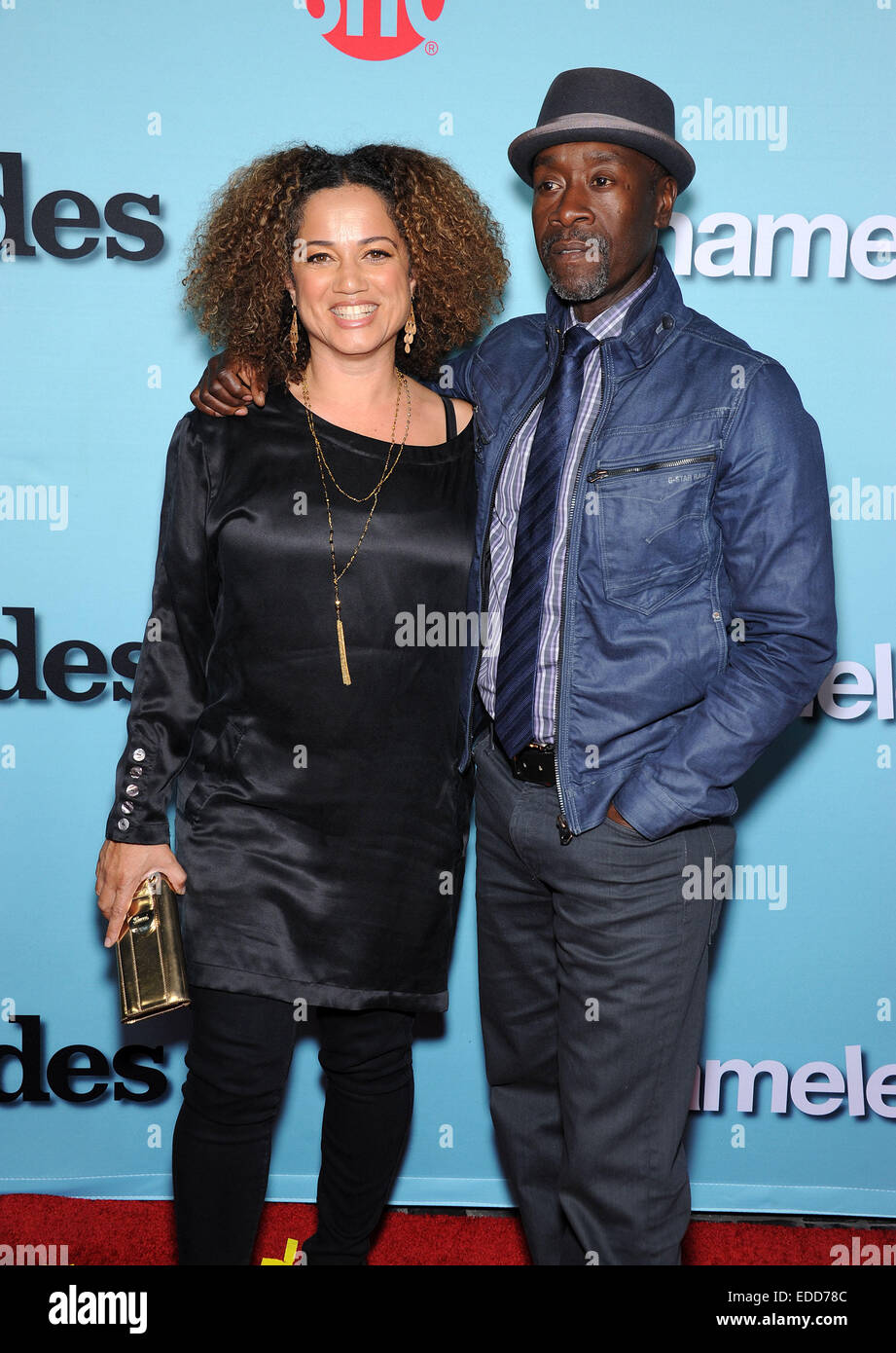 West Hollywood, California, USA. 5th Jan, 2015. Don Cheadle & Bridgid ...