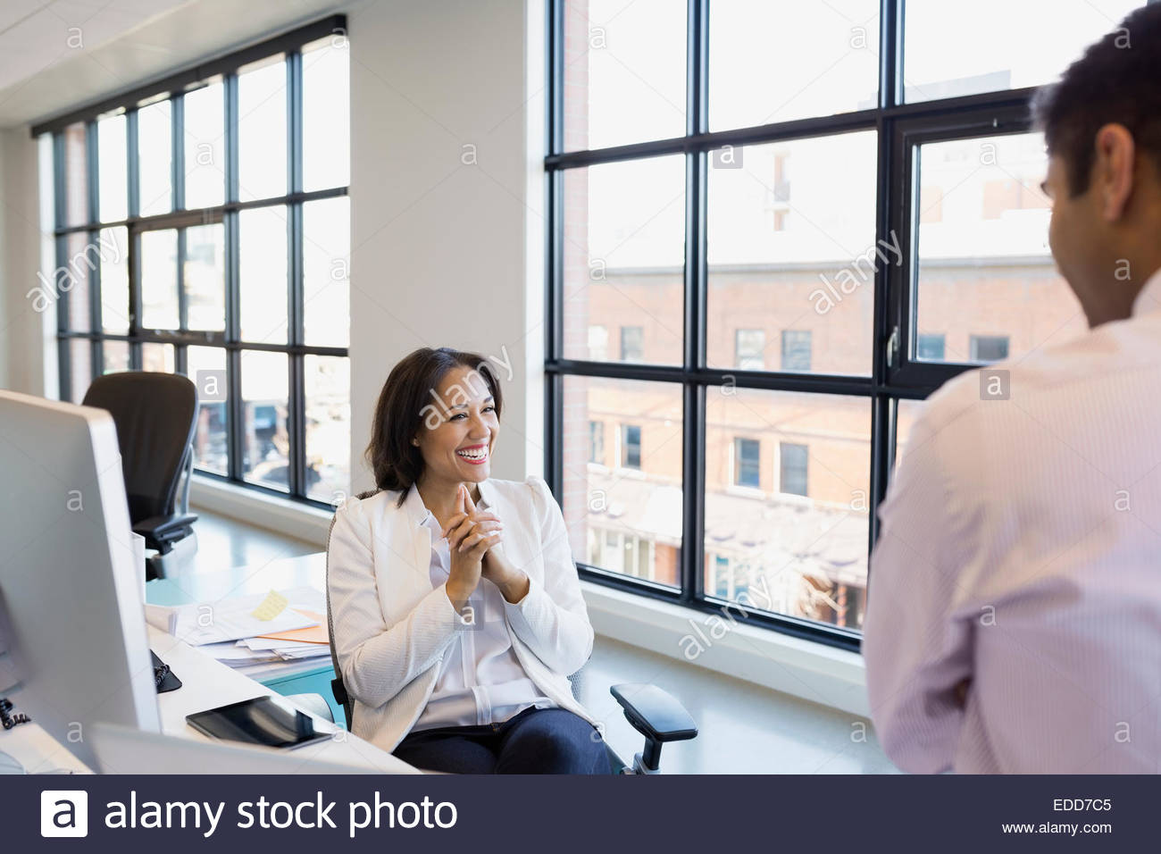 Two indian people talking hi-res stock photography and images - Alamy