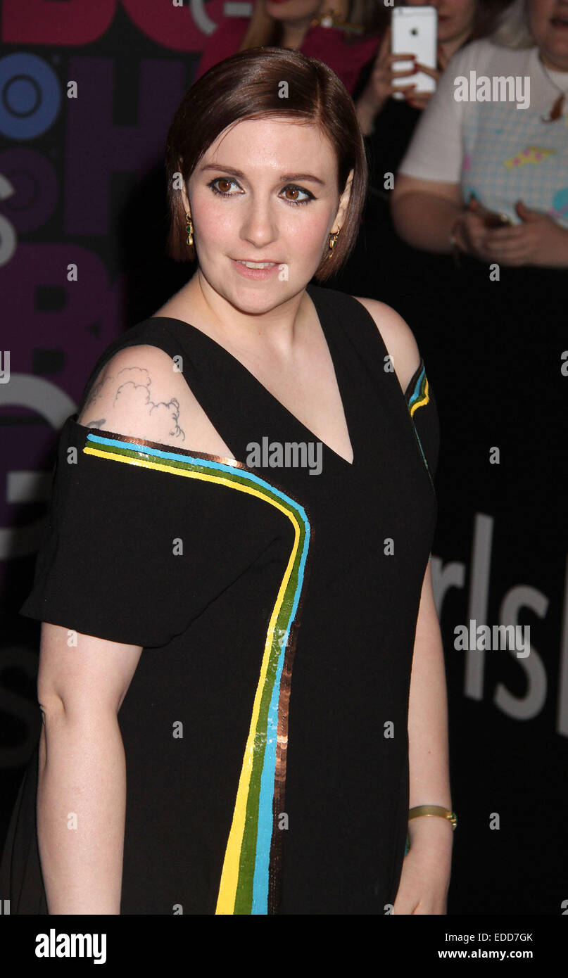 New York, New York, USA. 5th Jan, 2015. Actress LENA DUNHAM attends the ...