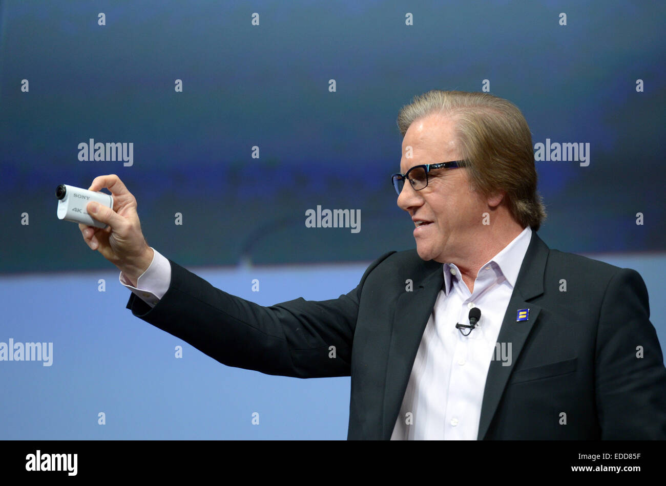 Las Vegas, USA. 5th Jan, 2015. Sony Electronics President and COO Mike ...