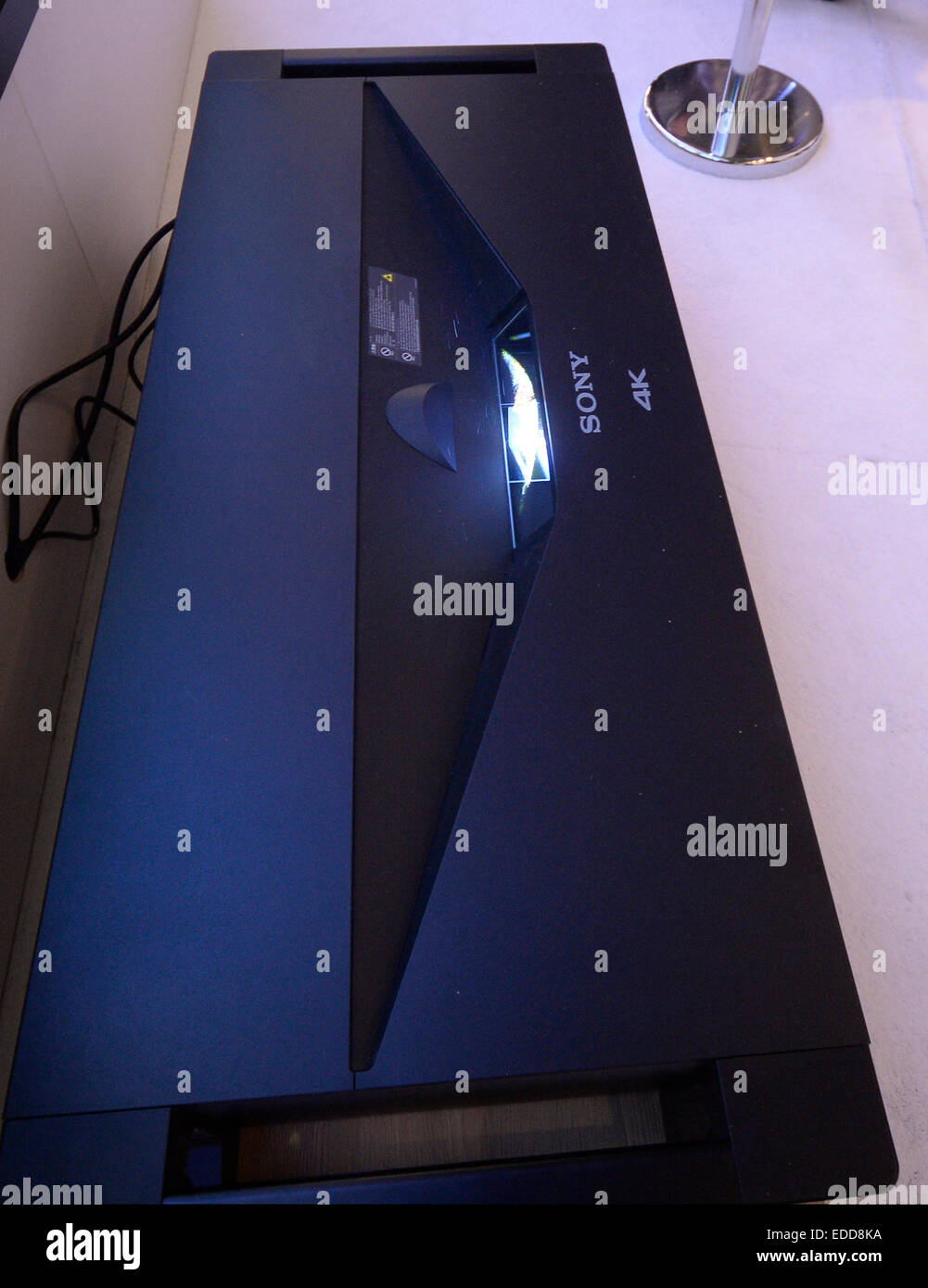 Las Vegas NV, USA. 5th Jan, 2015.Sony shows the new multi 4K laser ...