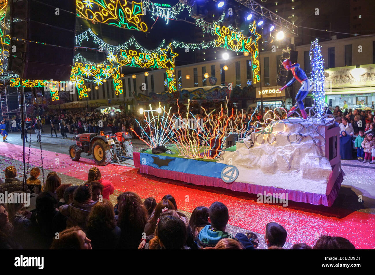 Benidorm, Spain. 5th Jan, 2015. Today "Dia de los Reyes Magos" the ...