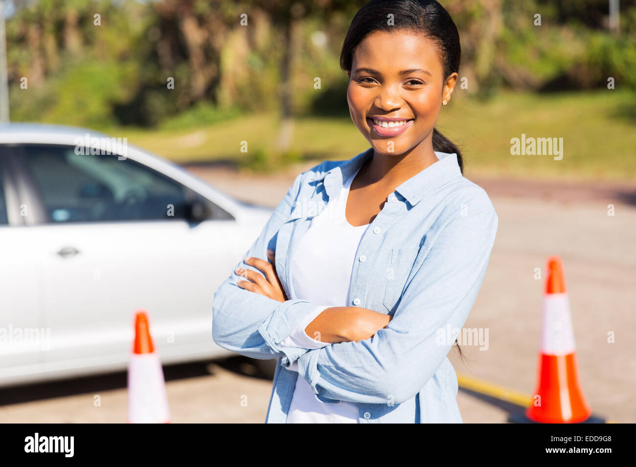 African driving school learning hi-res stock photography and images - Alamy