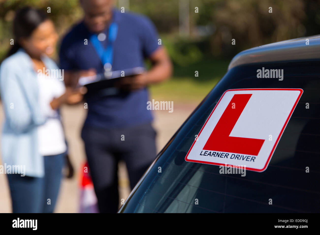 Pretty female black learner driver hi-res stock photography and images ...