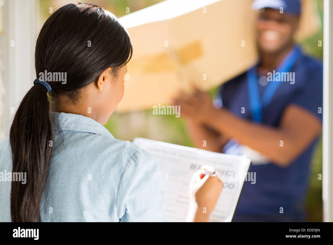 Receiving your paper hi-res stock photography and images - Alamy