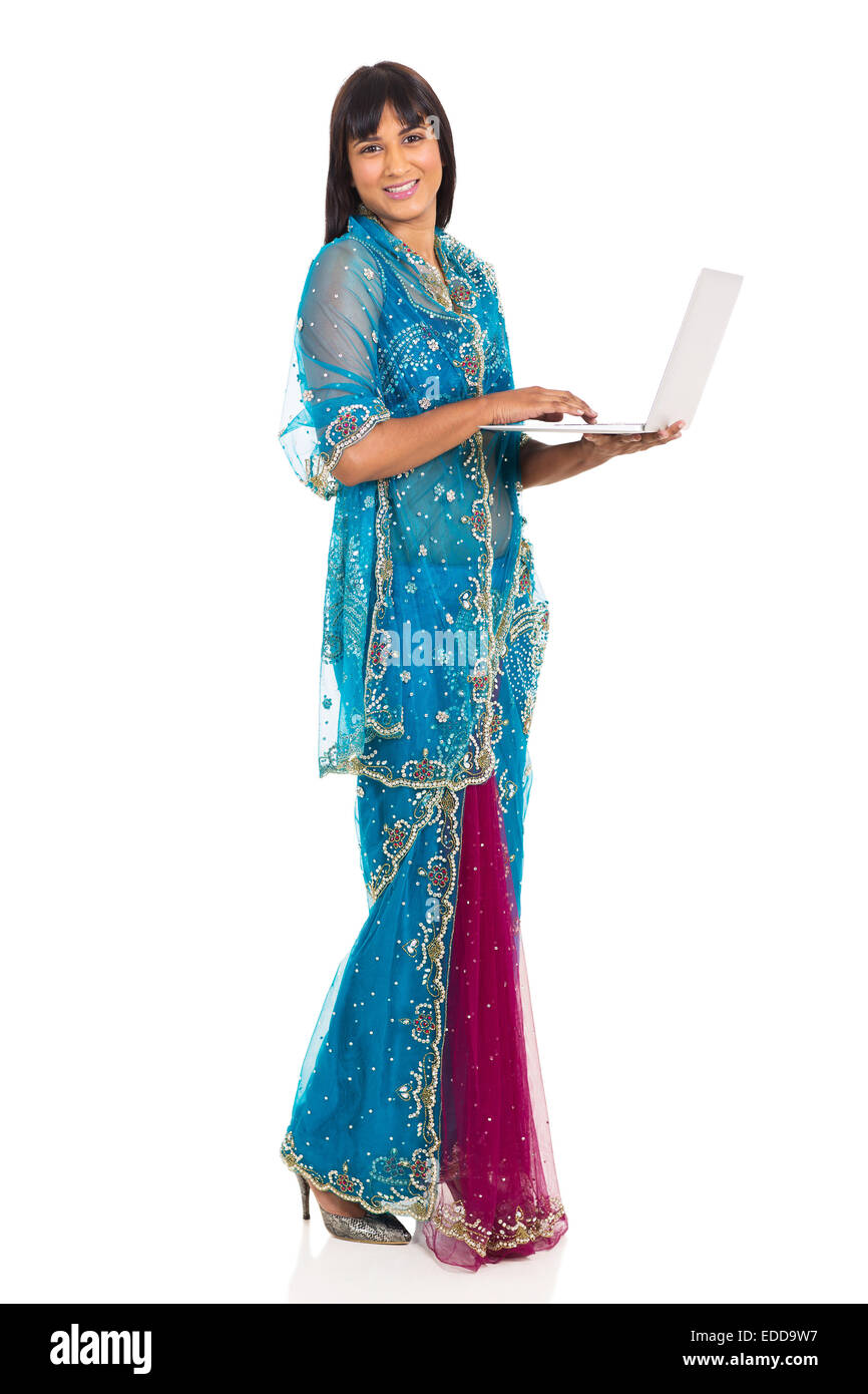 Indian woman side view hi-res stock photography and images - Alamy