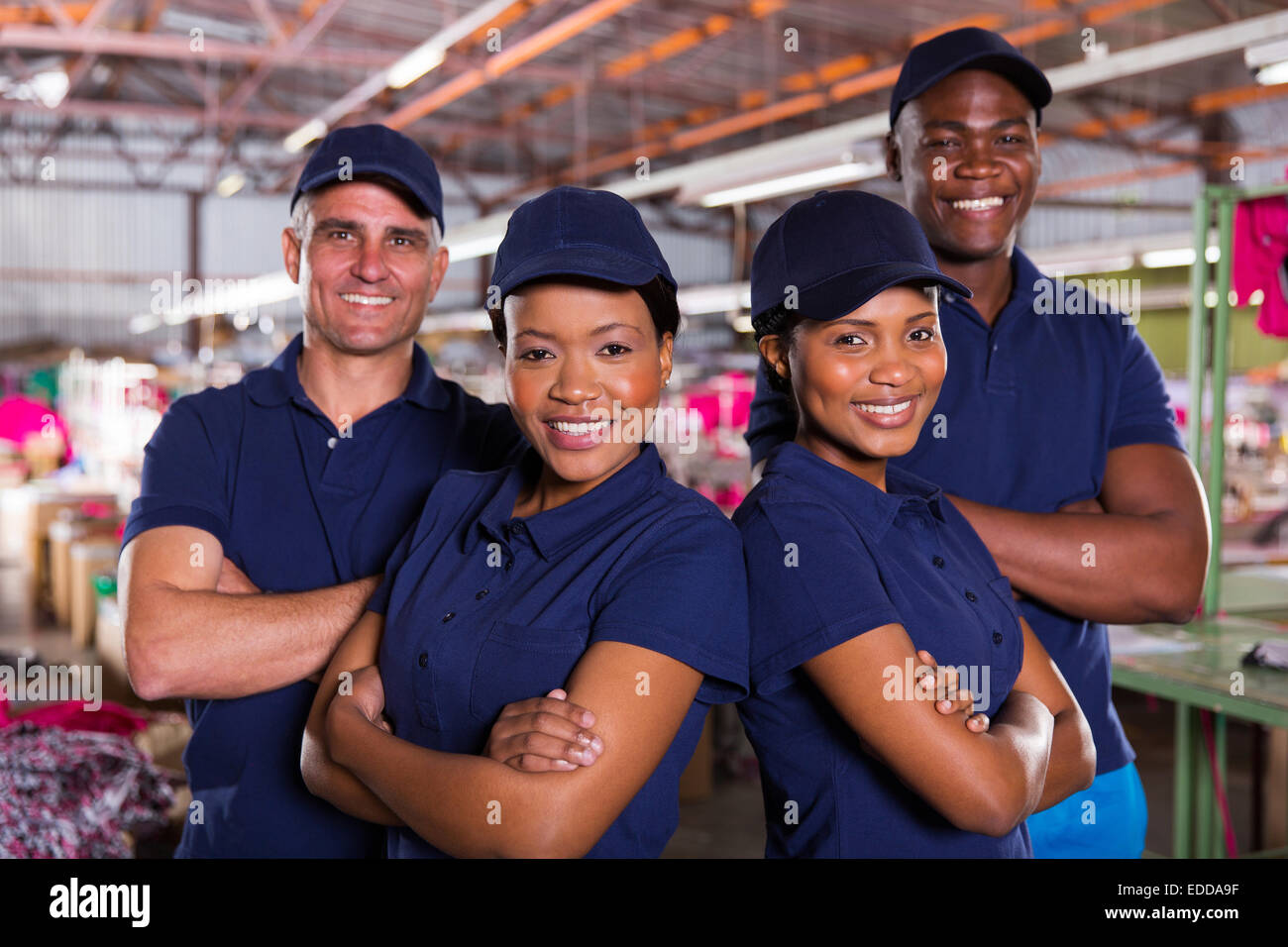 Factory workers ethnic hi-res stock photography and images - Alamy