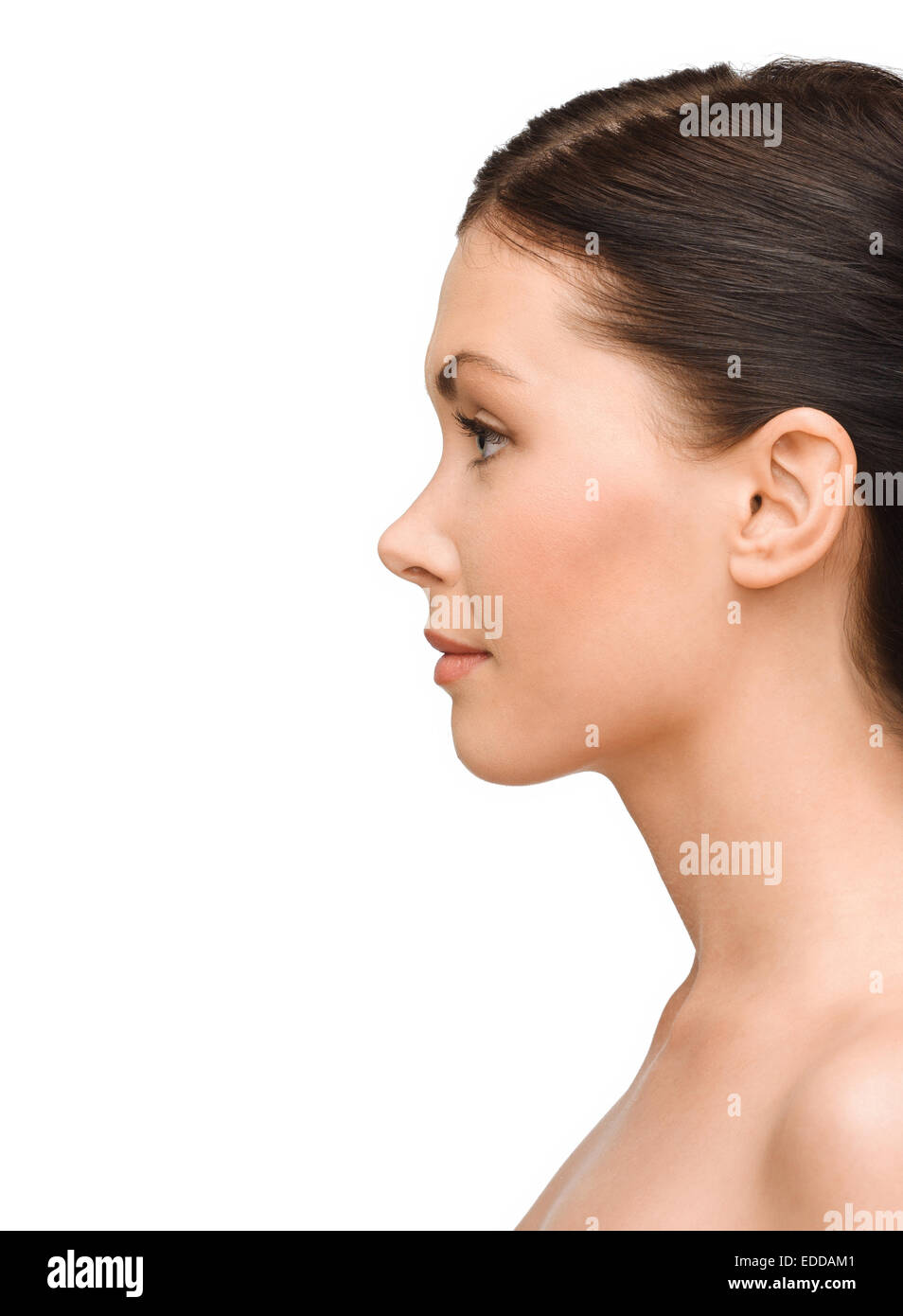 profile portrait of young woman Stock Photo - Alamy