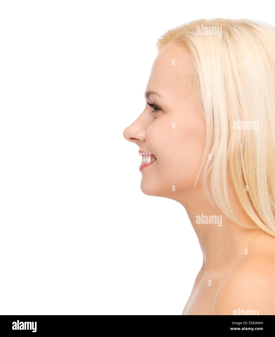 Woman Face Semi Profile