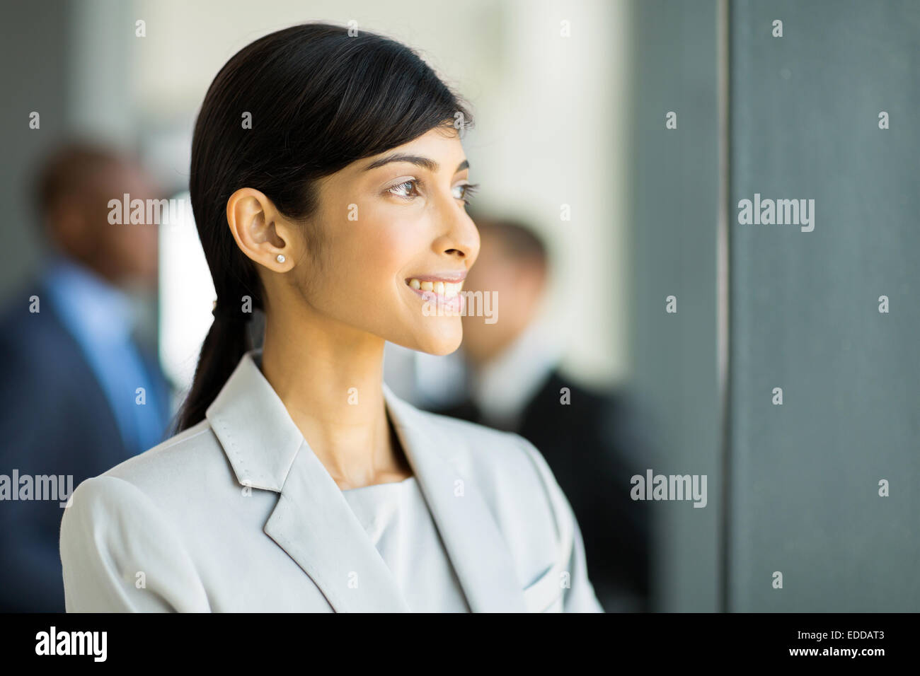 Indian woman looking outside window hi-res stock photography and images ...