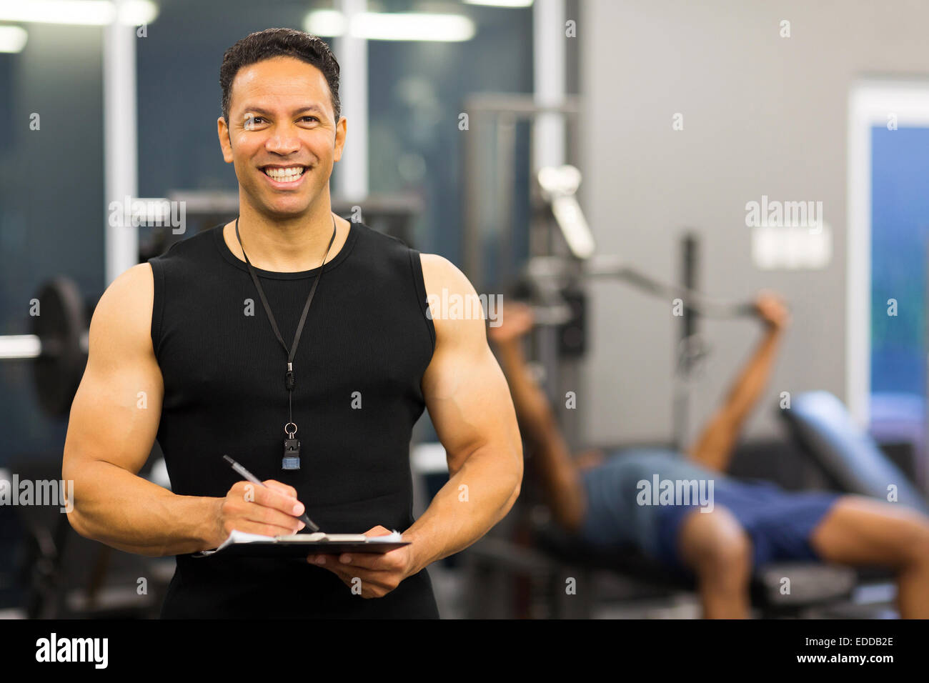 Male gym instructor hi-res stock photography and images - Alamy