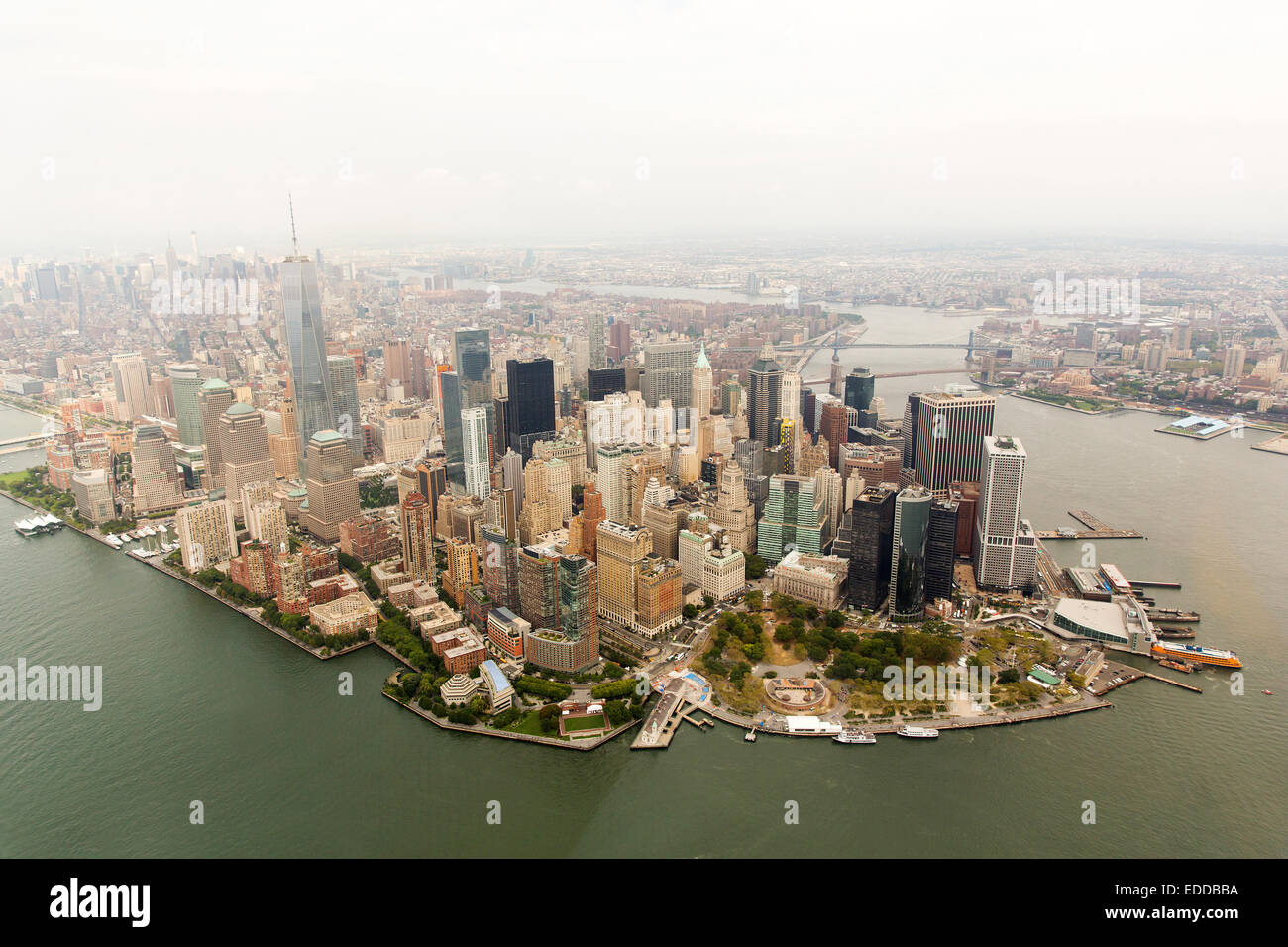 aerial view of new York city skyline Stock Photo - Alamy