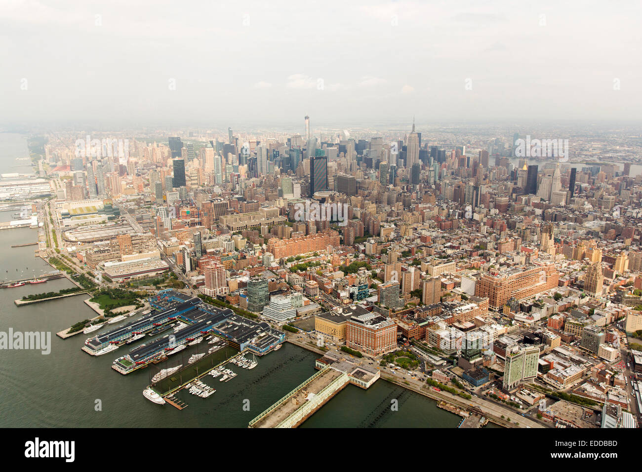 aerial view of NYC, united states of america Stock Photo - Alamy