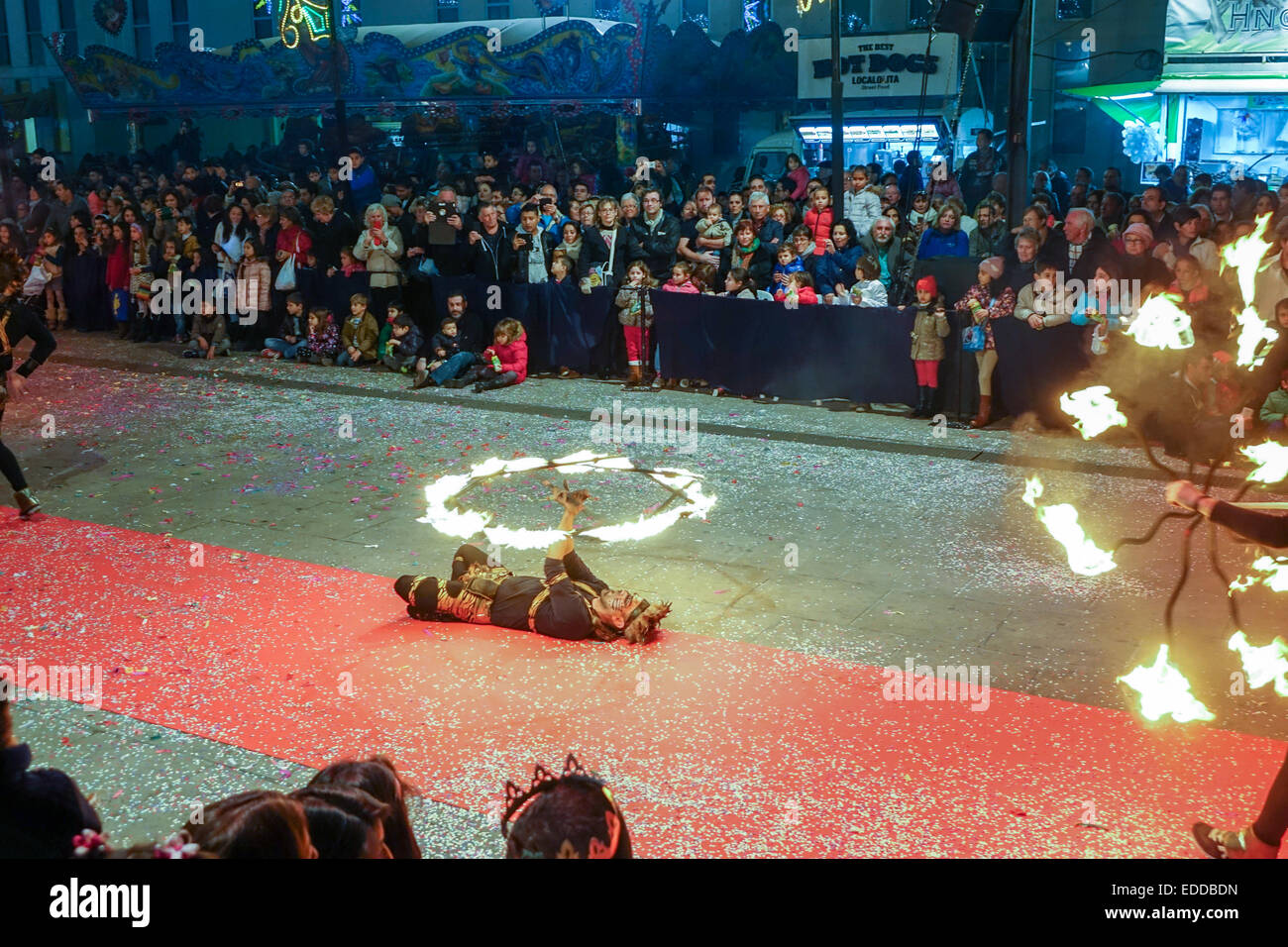 Benidorm, Spain. 5th Jan, 2015. Today "Dia de los Reyes Magos" the ...