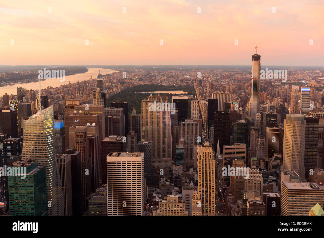 Central park sunset hi-res stock photography and images - Alamy