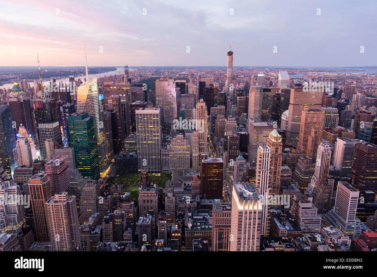 Beautiful sunset view new york hi-res stock photography and images - Alamy