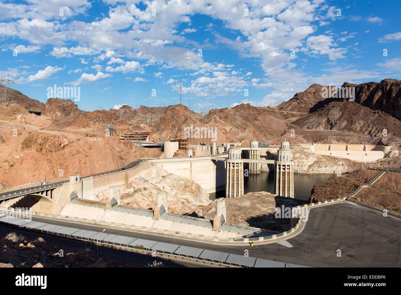 Hoover Dam on Arizona and Nevada border, USA Stock Photo - Alamy