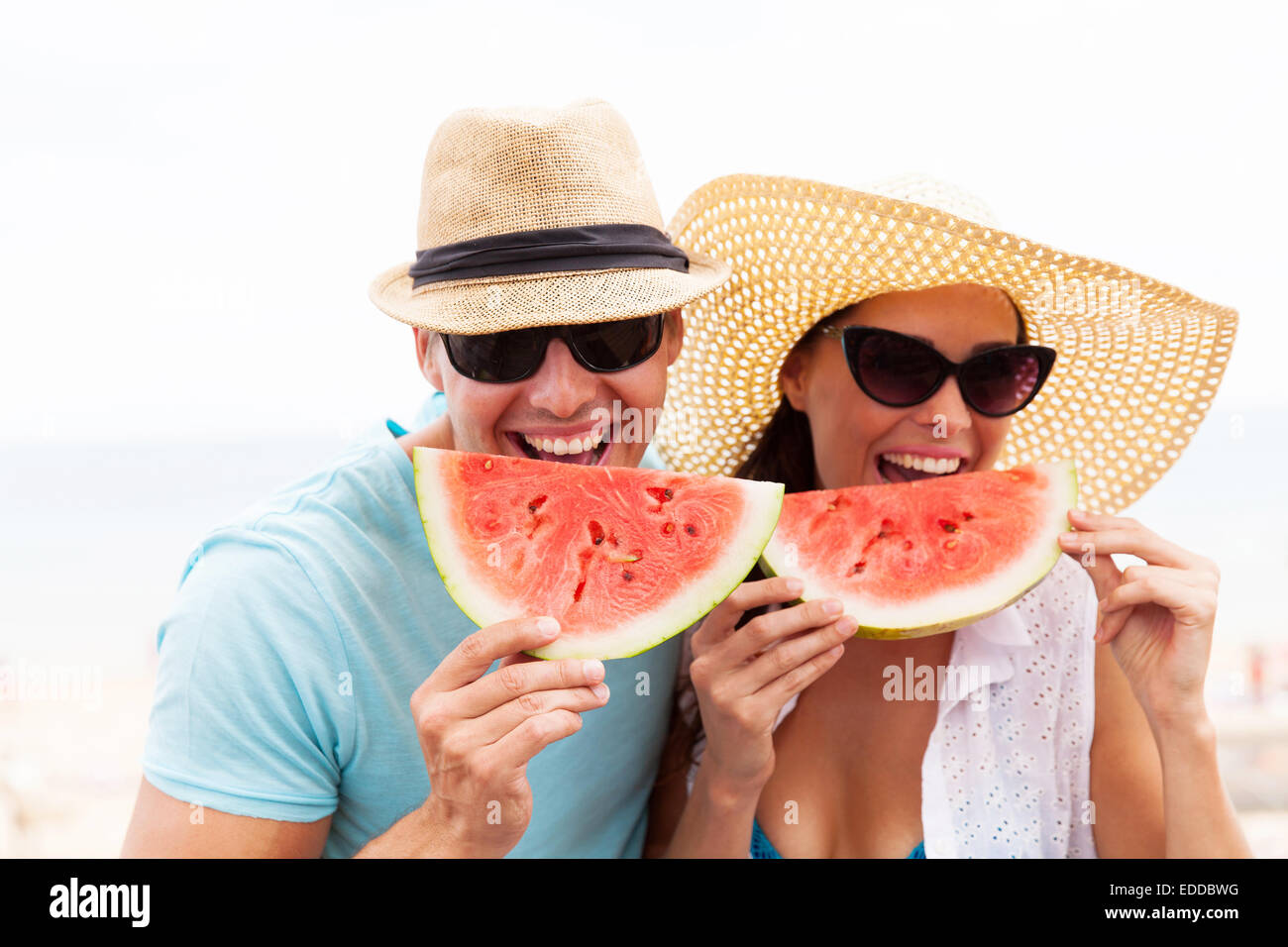 Watermelon couple hi-res stock photography and images - Alamy