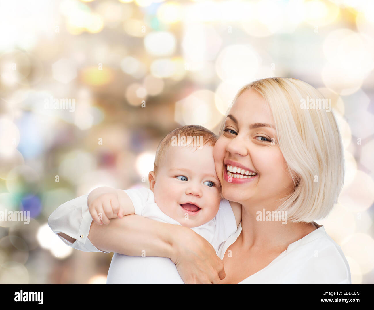 happy mother with smiling baby Stock Photo - Alamy