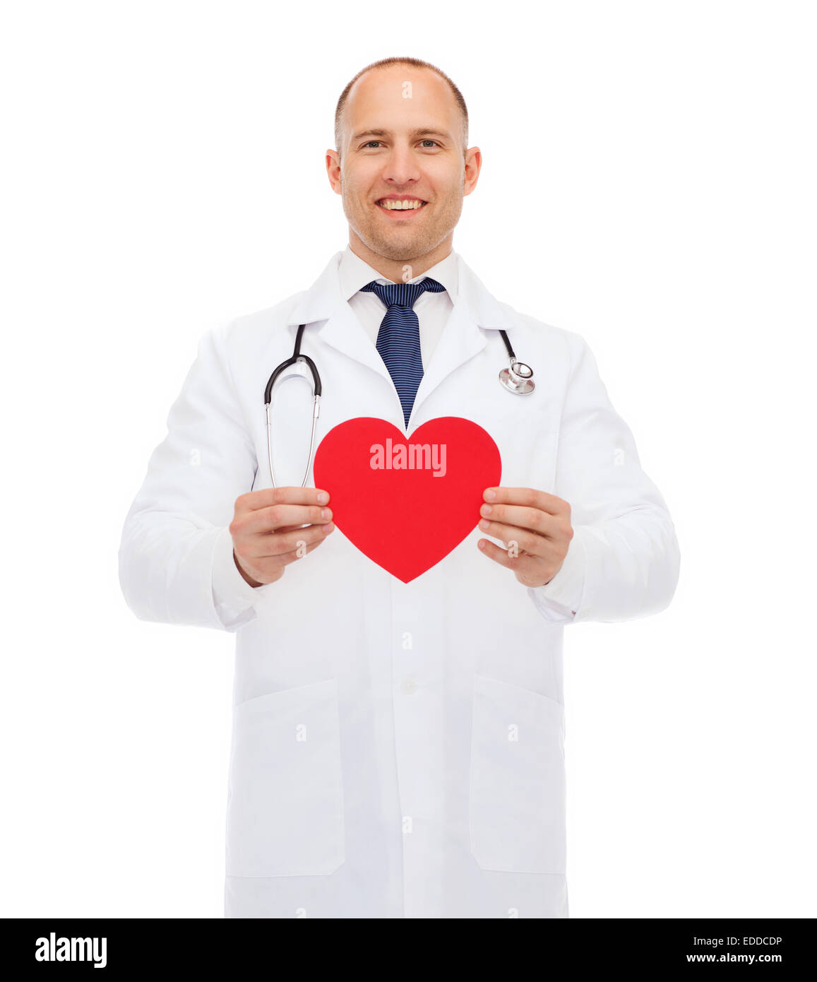 Happy male doctor red hi-res stock photography and images - Alamy