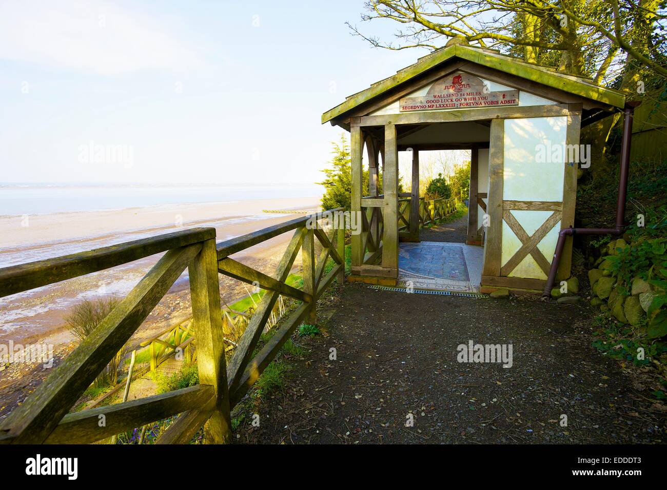 Summerhouse at theTerminus of Hadrian's Wall, Bowness-on-Solway Cumbria ...