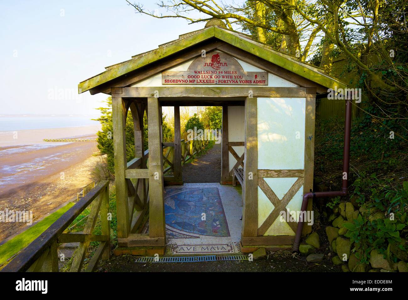 Summerhouse at theTerminus of Hadrian's Wall, Bowness-on-Solway Cumbria ...